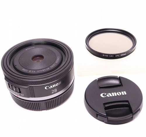 Объектив Canon RF 28mm f2.8 STM   cpl фильтр