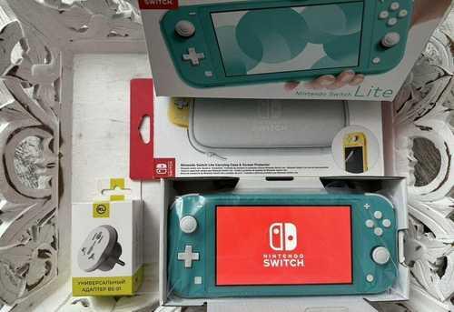 Nintendo Switch Lite + Чехол и пленка оригинал