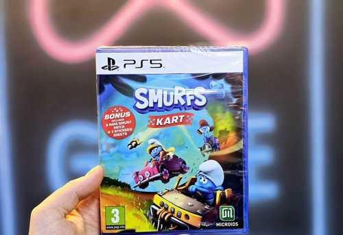 Новый диск Ps5 Smurfs Kart, русская версия