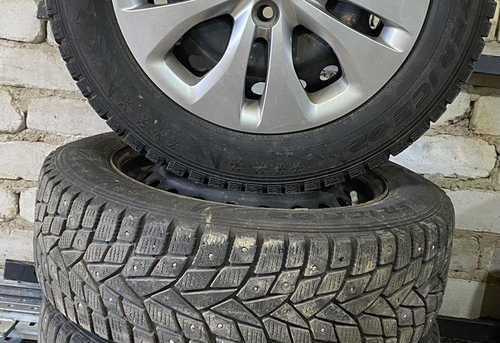 Комплект зимних колес kia rio 185/65r15