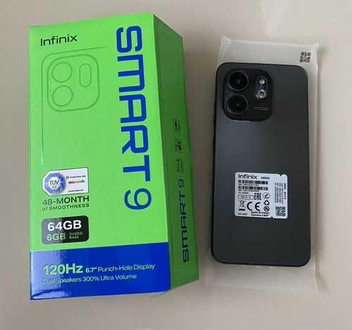 Infinix Smart 9, 4/64 ГБ