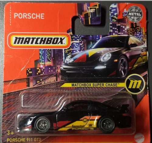 Модель коллекционная Porsche 911 GT3 Matchbox Supe