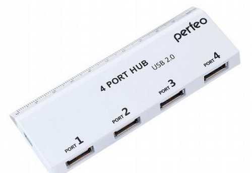USB-хаб 4 порта H026 Perfeo белый