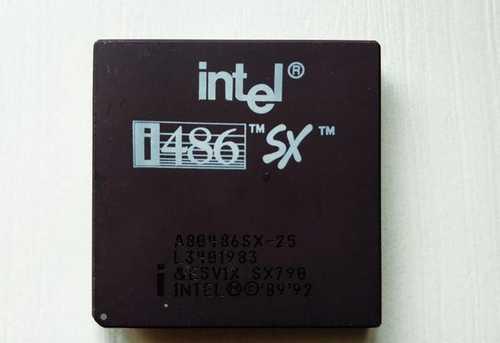 Ретро-процессор Intel i486SX