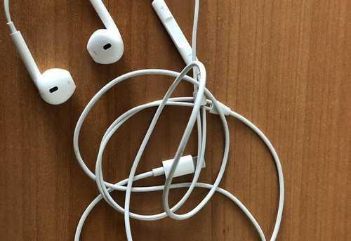 Наушники apple earpods lightning