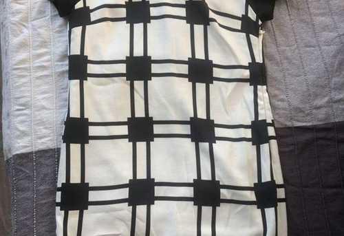 Платье Waggon paris (черно-белое) S