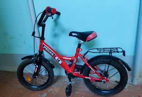 Велосипед детский Pegas 14 красный