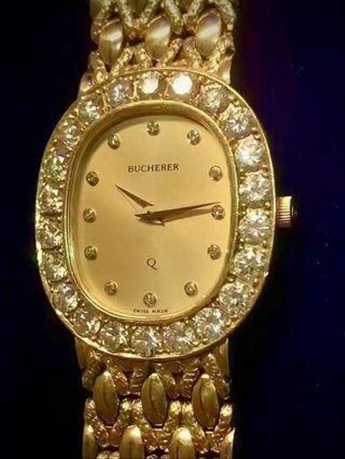 Часы женские оригинал золото 750 бриллианты