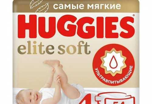 Подгузники Huggies Elite Soft 4 (8-14 кг) 54 шт