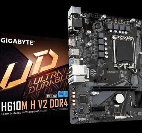 Материнская плата gigabyte h610m h v2 ddr4