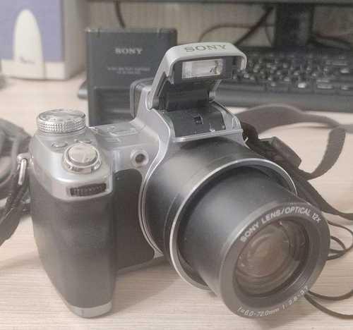 Фотоаппарат sony dsc-h1 полный комплект с сумкой