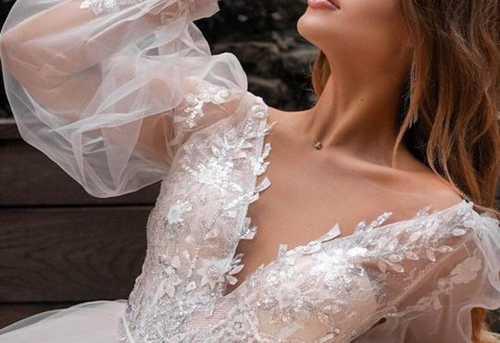 Новое свадебное платье 42 размер