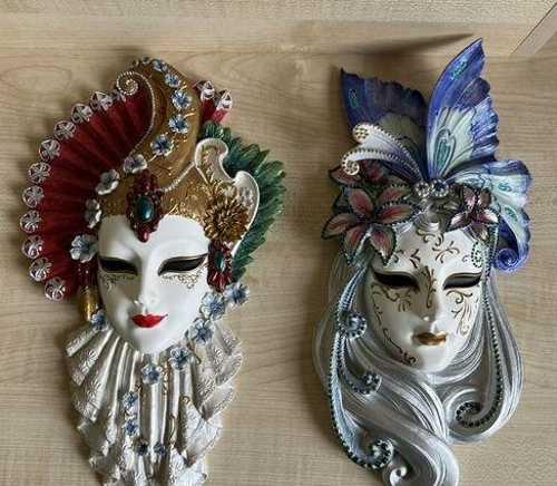 Венецианские маски Veronese «Лилия» и «Рубин»