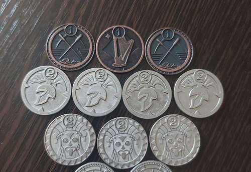 Монеты пятерочка обмен