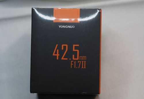 Новый Yongnuo 42.5/1.7 для Panasonic/Olympus