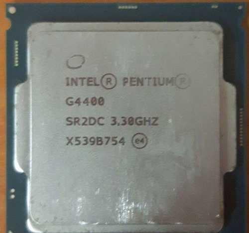 Процессор intel pentium g4400