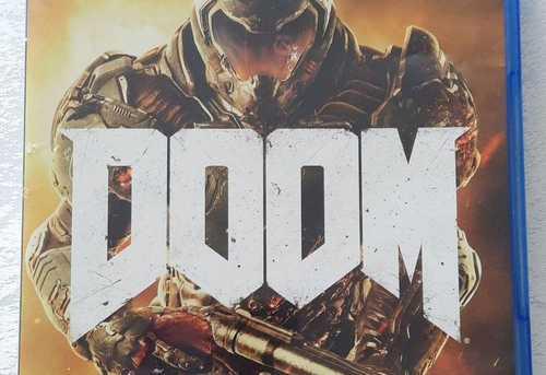 Диск с игрой doom (2016) ps4