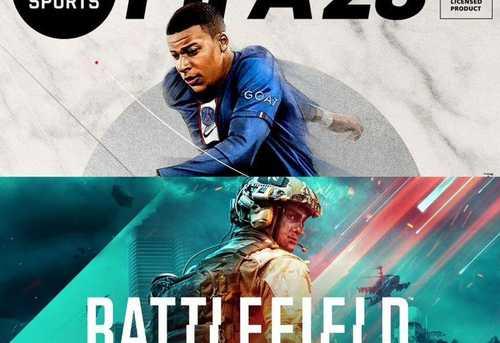 FIFA 23 + Battlefield 2042(Фифа 23, бателфилд) PS4