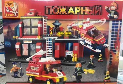 Lego city конструктор пожарная станция 371 деталь