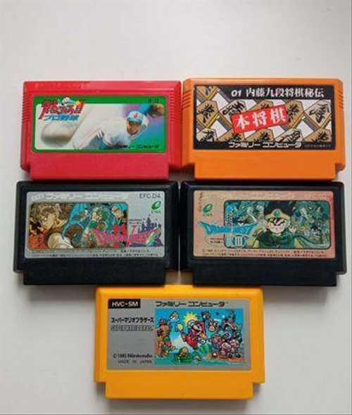 Картриджи famicom (dendy)