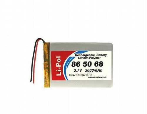 Аккумулятор ET LP865068-PCM литий полимерный