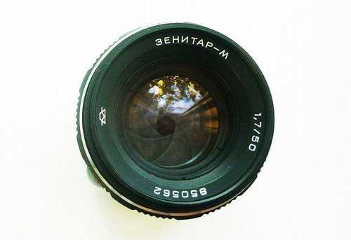 Светосильный объектив Зенитар-М 50 1.7 М42