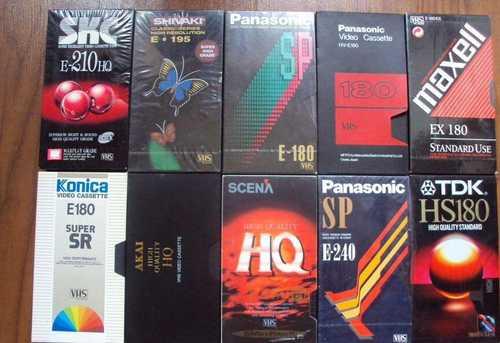 Видеокассеты VHS б/у разные