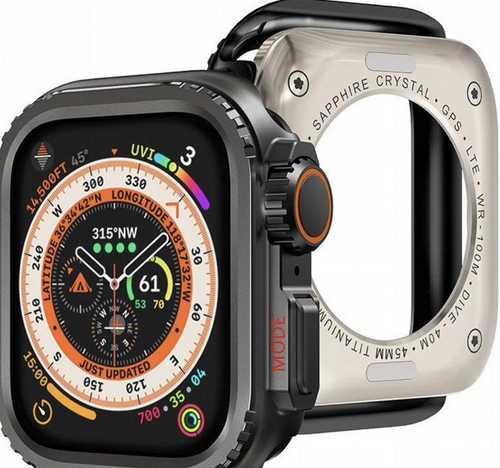 Чехол бампер на Смарт-часы apple whatch se, 4,5,6