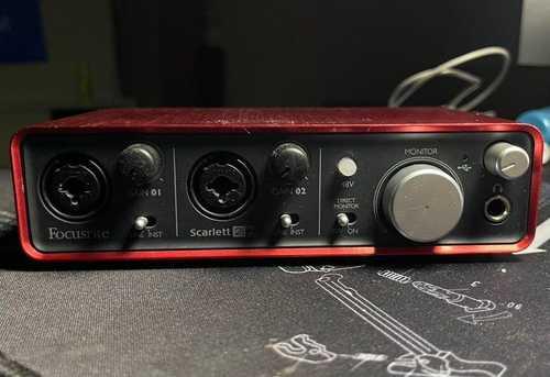 Звуковая карта focusrite scarlett 2i2 USB