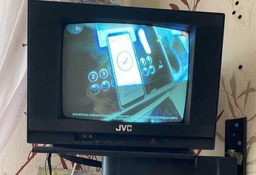 Телевизор JVC 37 с кронштейном