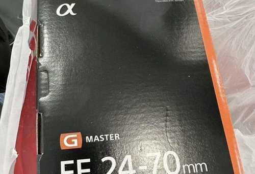 Sony FE 24 70mm f 2.8 gm ii