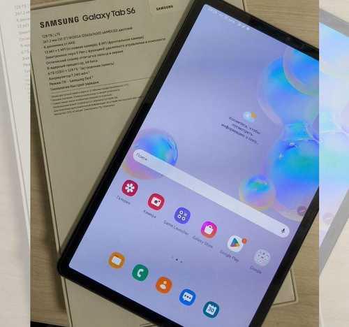 Samsung galaxy tab s6 SM-T865 128 гб LTE