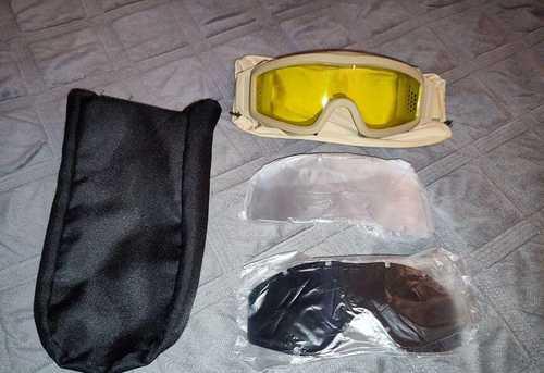 Тактические очки маска со сменными линзами новые