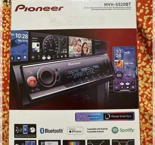 Магнитола pioneer mvh s520bt