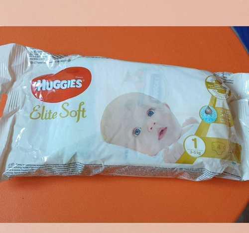 Подгузники Huggies elite soft 1 4шт