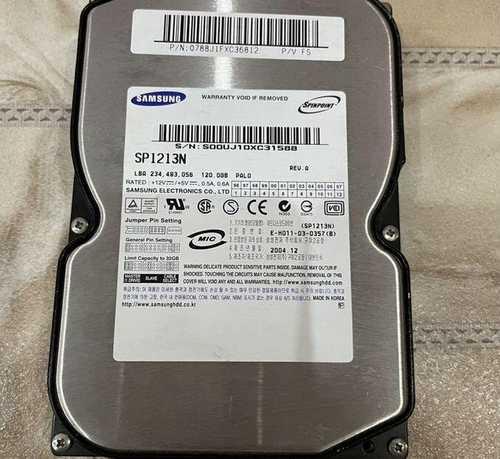 HDD Samsung 120 gb IDE