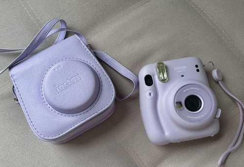 Polaroid Instax mini 11 фиолетовый + чехол