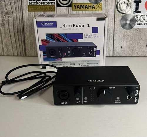 Arturia minifuse 1 black внешняя звуковая карта