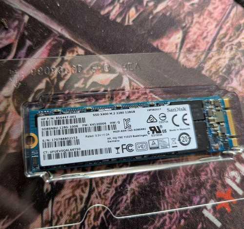 Ssd sandisk x400 m.2 128gb