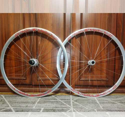 Campagnolo Шоссейные серебристый колеса 700х25 HG