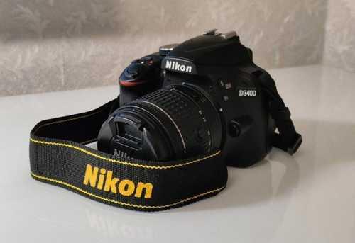 Фотоаппарат nikon d3400 kit (AF-P nikkor 18-55)