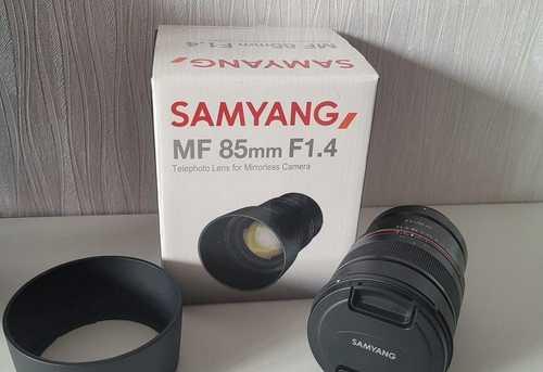 Объектив Samyang MF 85mm F1.4 for Nikon Z