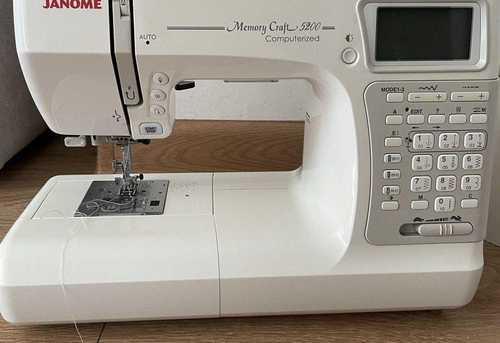Швейная машина Janome Memory Craft 5200