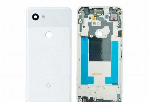 Задняя крышка для Google Pixel 3A XL белая (Clearl