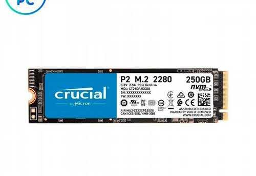 Накопитель SSD M.2 250GB Crucial P2 SSD CT250P2SSD