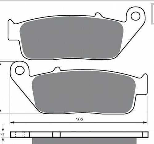 Колодки передние BMW C600 Sport 2013-2020 (014S3 -2шт)