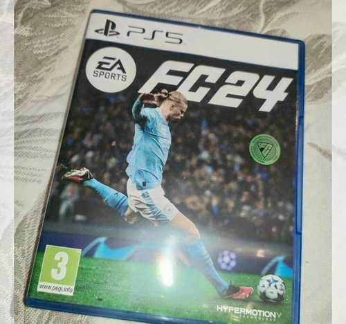 Игра на ps5 fifa24 диск