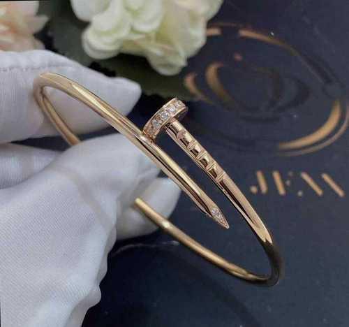 Браслет Cartier Гвоздь, маленькая модель, розовое золото 0,18ct