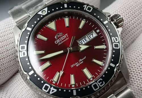 Часы Orient (Ориент) Diver automatic burgundy