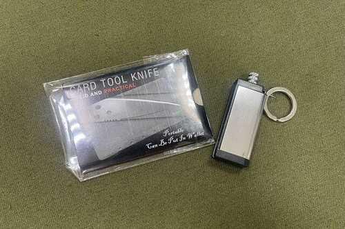 Нож-кредитка с вечной спичкой